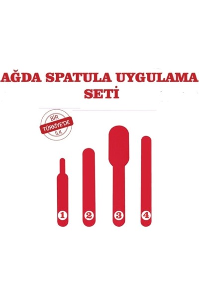 Biomak Ağda Spatula Uygulama Seti Boncuk Ahşap Ağda Çubuğu Biomak Ağda Spatula Uygulama Seti Boncuk Ahşap Ağda Çubuğu