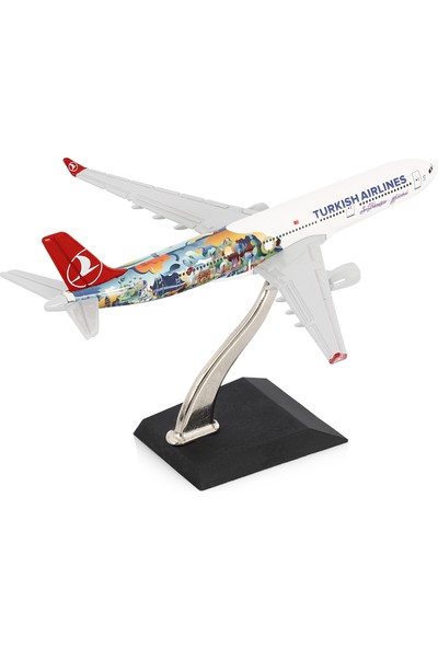 Zekupp Thy Metal Gövde Airbus A330-300 1:400 Istanbul San Francisco Tasarımlı Model Uçak Zekupp Thy Metal Gövde Airbus A330-300 1:400 Istanbul San Francisco Tasarımlı Model Uçak