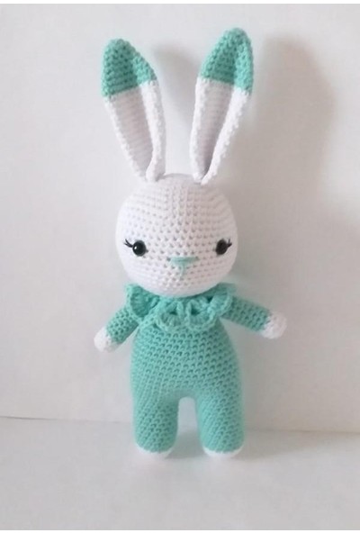 Oyuncak Park Su Yeşili Miniş Tavşan Uyku Arkadaşı Amigurumi Organik Oyuncak Oyuncak Park Su Yeşili Miniş Tavşan Uyku Arkadaşı Amigurumi Organik Oyuncak