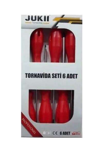 Juki Tornavida Set 6 Lı Set 3 Yıldız 3 Düz Uç Juki Tornavida Set 6 Lı Set 3 Yıldız 3 Düz Uç