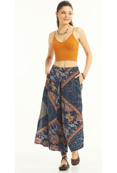 Los Banditos Ön Pilikaşe Detaylı Kadın Pantolon Etek