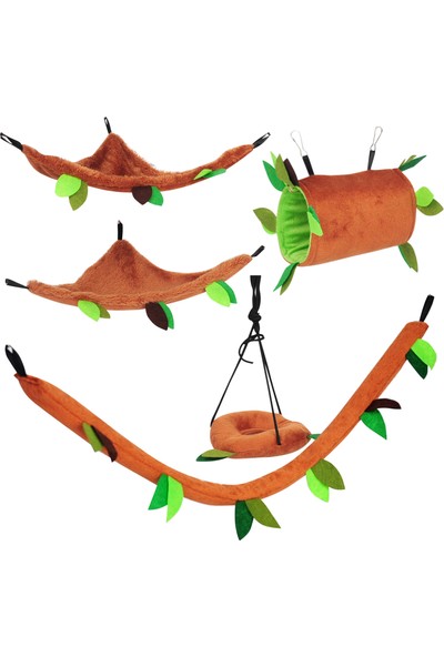 Shopfocus 5 Adet Hamster Oyuncak Seti - Kahverengi (Yurt Dışından) Shopfocus 5 Adet Hamster Oyuncak Seti - Kahverengi (Yurt Dışından)