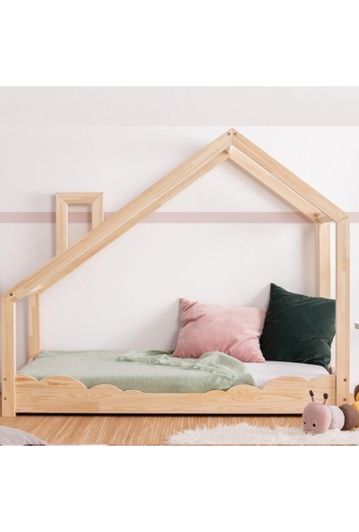 Bayev Markaawm Tac Mahal Montessori Yatak Çatılı Yatak Çocuk Karyola