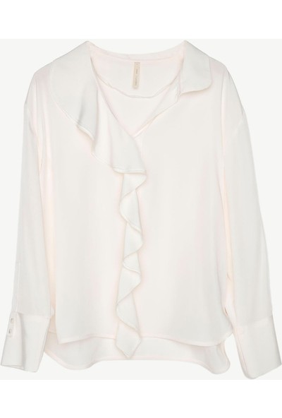 Yargıcı Yaka Detaylı Bluz