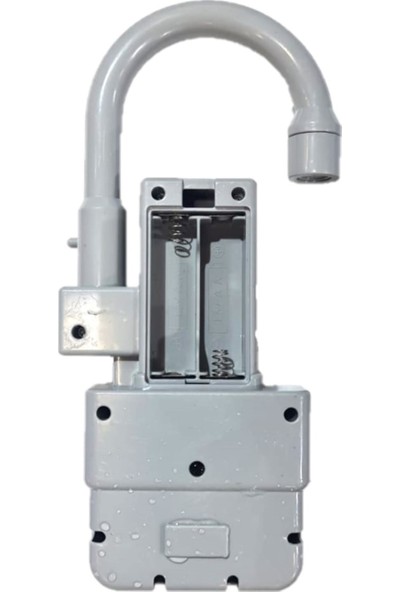 Kahraman Oyuncak Modern Lavabo Musluğu 2 Pil ile Çalışan Dönebilen Çevirmeli Musluk