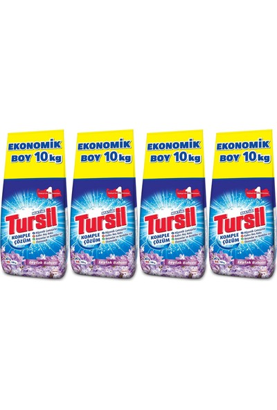 Tursil Matik Toz Çamaşır Deterjanı 40KG Leylak Bahçesi (4pk*10)