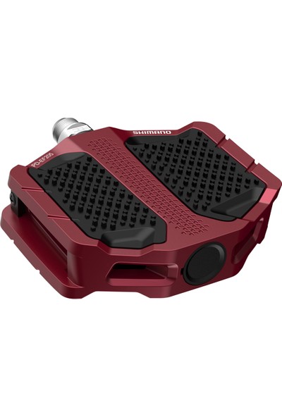 Shimano Pedal Flat W/o Reflector PD-EF205 Red