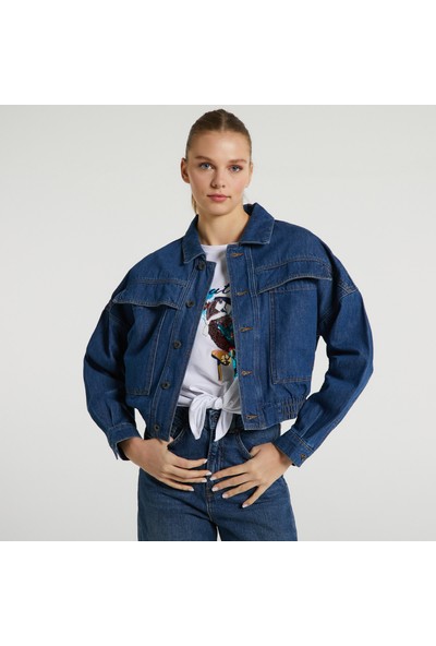 Nautıca Kadın Lacivert Oversıze Denım Ceket 25t516t.9p7 Nautıca Kadın Lacivert Oversıze Denım Ceket 25t516t.9p7
