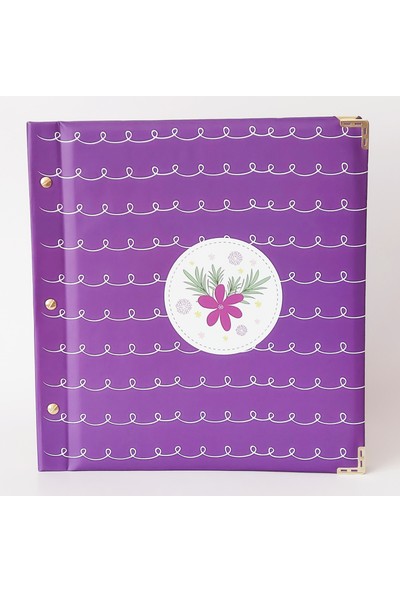 Çiçekli Fotoğraf Albümü & Anı Defteri