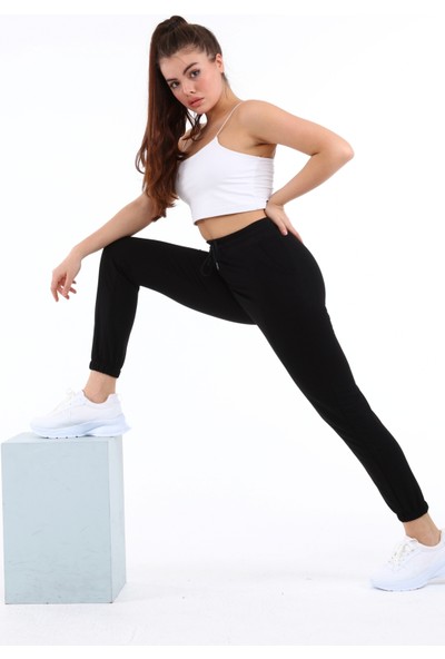 Floral Çımalı Eşofman Altı