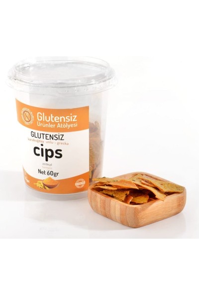 Glutensiz Ürünler Atölyesi Güa Glutensiz Çesnili Cips 60 gr Glutensiz Ürünler Atölyesi Güa Glutensiz Çesnili Cips 60 gr