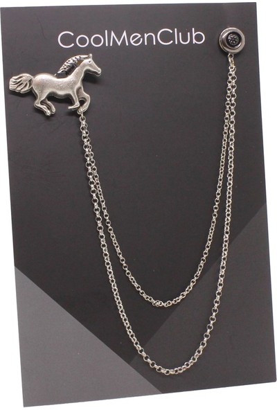 Coolmenclub At Figürlü Ceket Yaka Iğnesi