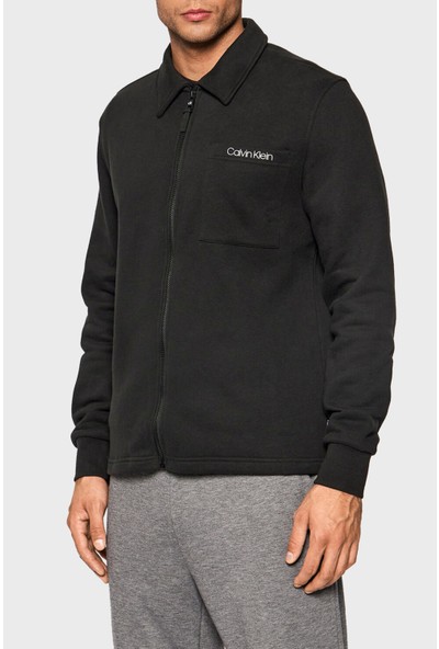Calvin Klein Pamuklu Fermuarlı Regular Fit Gömlek Yaka Sweat Erkek Sweat K10K107926 Beh Calvin Klein Pamuklu Fermuarlı Regular Fit Gömlek Yaka Sweat Erkek Sweat K10K107926 Beh