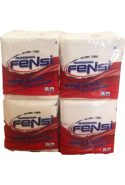 Fensi Servis Peçete 22 x 25 cm ( 100'lü x 4 Paket ) Fensi Servis Peçete 22 x 25 cm ( 100'lü x 4 Paket )