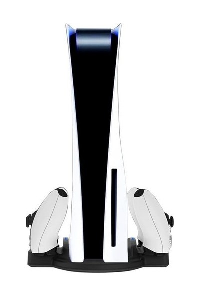 Comse Ps5 Dual Kontroller Şarj ve Dikey Konsol Tutucu 2 In 1 Stand Comse Ps5 Dual Kontroller Şarj ve Dikey Konsol Tutucu 2 In 1 Stand