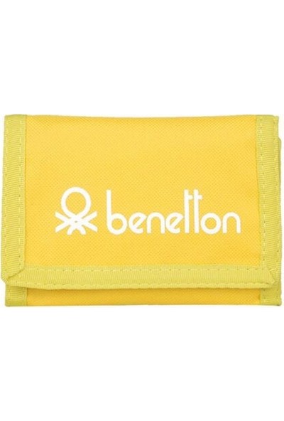 Benetton Sarı Fermuarlı Spor Cüzdan