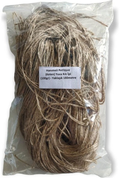 Hanımeli Pet Store Keten Yuva Kılı Ipi (100GR -180METRE)