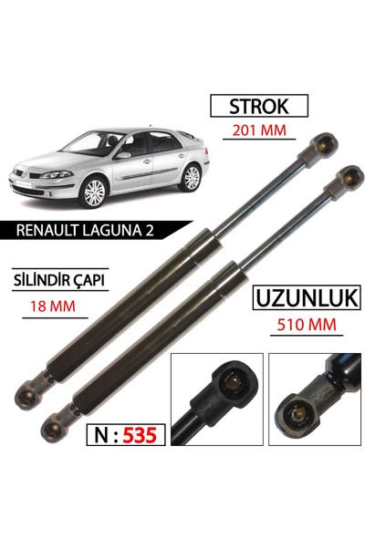 Behin Dizayn Renault Laguna 2 Bagaj Amortisörü