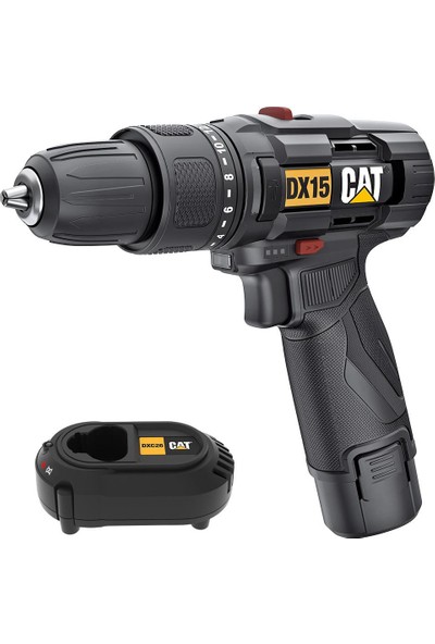 Cat DX15 12VOLT/2.0AH Li-Ion Profesyonel Şarjlı Darbeli Matkap Cat DX15 12VOLT/2.0AH Li-Ion Profesyonel Şarjlı Darbeli Matkap