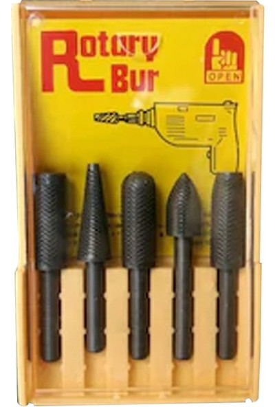 Alife Rotary Bur Matkap Uçlu Eğe 5 Li Takim Alife Rotary Bur Matkap Uçlu Eğe 5 Li Takim