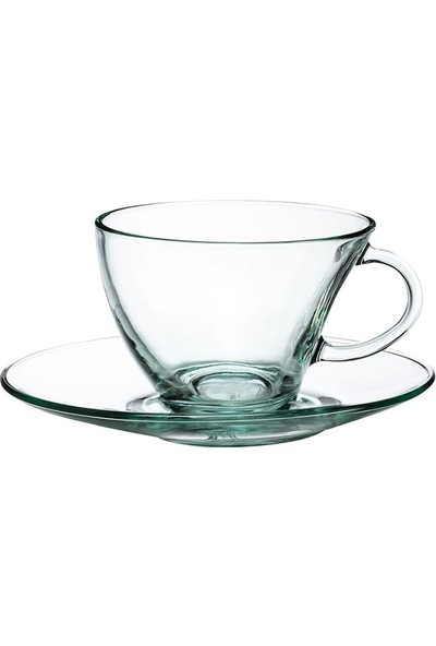 Paşabahçe 98396AV Penguen 4'lü Çay-Nescafe Fincan Takımı Su Yeşili