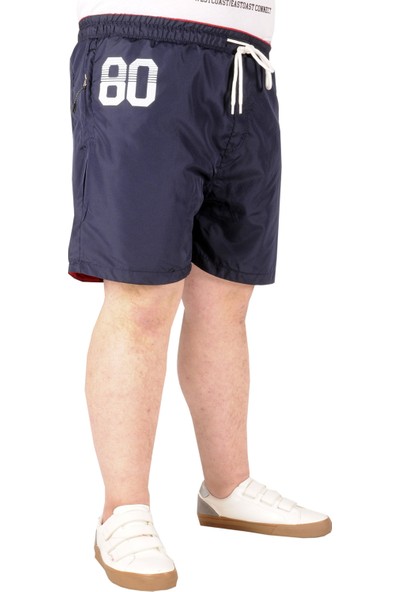 Modexl Büyük Beden Deniz Şortu 08 Cymode 21456 Lacivert