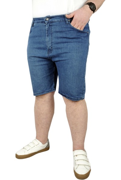 Modexl Erkek Kot Şort Hunter 21925 Mavi