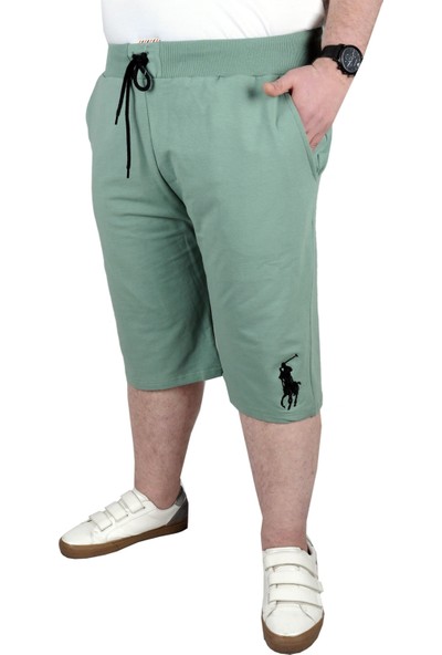 Modexl Büyük Beden Erkek Kapri Three Polo 22402 Yeşil Modexl Büyük Beden Erkek Kapri Three Polo 22402 Yeşil