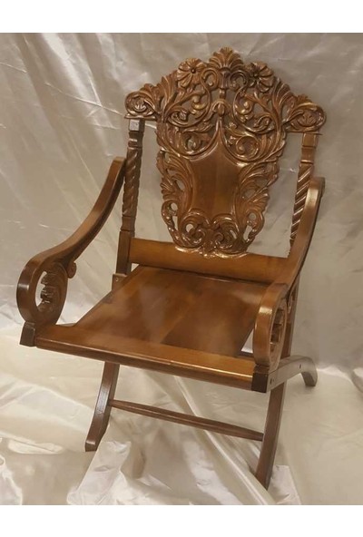 Oymalı Kollu Sandalye