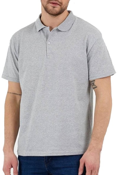 Belifanti Collection Erkek Polo Yaka Tişört T-Shirt Gri Belifanti Collection Erkek Polo Yaka Tişört T-Shirt Gri