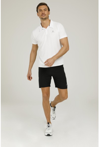 Lumberjack CT461 Sherman Basic Polo Beyaz Erkek Kısa Kol T-Shirt