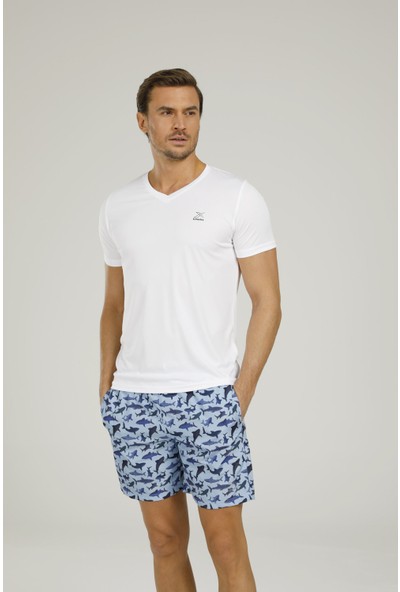 Kinetix SN346 Lamıa Swım Short 2f Mavi Erkek Deniz Şortu Kinetix SN346 Lamıa Swım Short 2f Mavi Erkek Deniz Şortu