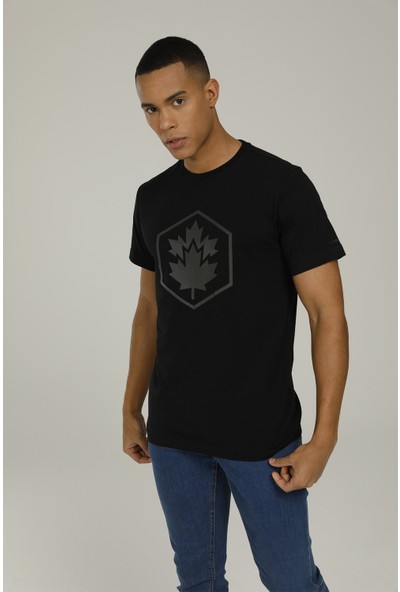 Lumberjack CT1323 Ames T-Shirt 2fx Siyah Erkek T-Shirt Lumberjack CT1323 Ames T-Shirt 2fx Siyah Erkek T-Shirt