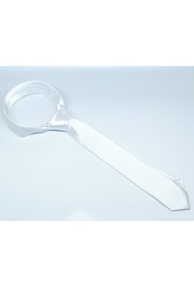 Algitsin Çocuk Kravat Beyaz 1-12 Yaş