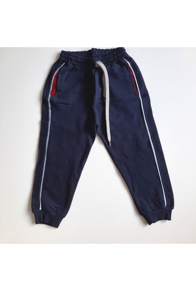 Bym Erkek Çocuk Gri-Lacivert ,yazılı Alt Üst Takım