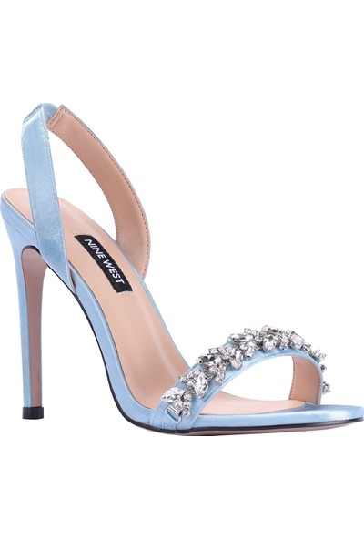 Nine West Gıssa 2fx Mavi Kadın Topuklu Sandalet