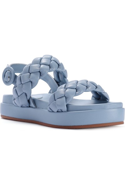Nine West Camellıa 2fx Mavi Kadın Kalın Taban Sandalet Nine West Camellıa 2fx Mavi Kadın Kalın Taban Sandalet