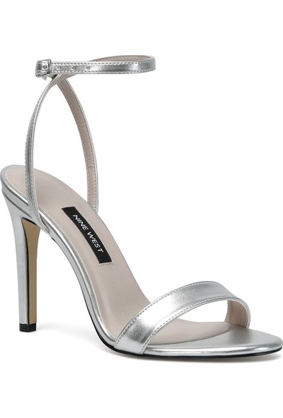 Nine West Etahe 2 2fx Gümüş Kadın Topuklu Sandalet
