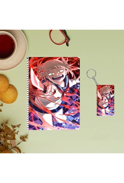 Fbn Store Himiko Toga My Hero Academia Anime Defter ve Anahtarlık A5 Boyutu 15 x 21 cm Spiralli Çizgisiz Defter Fbn Store Himiko Toga My Hero Academia Anime Defter ve Anahtarlık A5 Boyutu 15 x 21 cm Spiralli Çizgisiz Defter