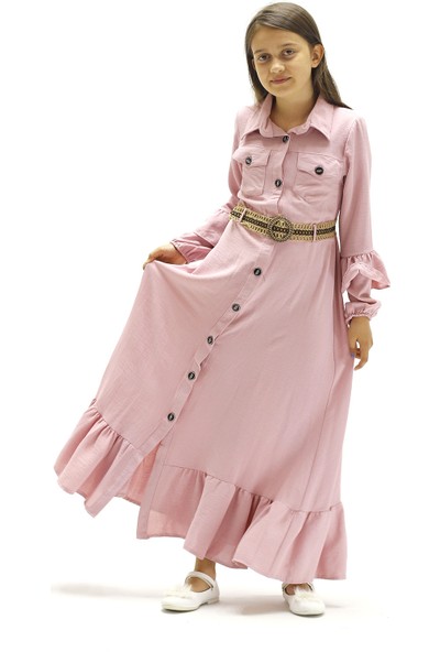 Asortix Kız Çocuk Airobin Kumaş Boydan Elbise Asortix Kız Çocuk Airobin Kumaş Boydan Elbise