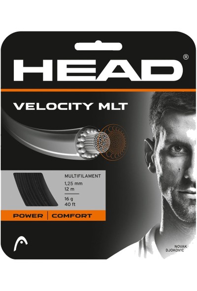 Head Velocity Mlt 1.25 Siyah Tekli Kordaj Head Velocity Mlt 1.25 Siyah Tekli Kordaj