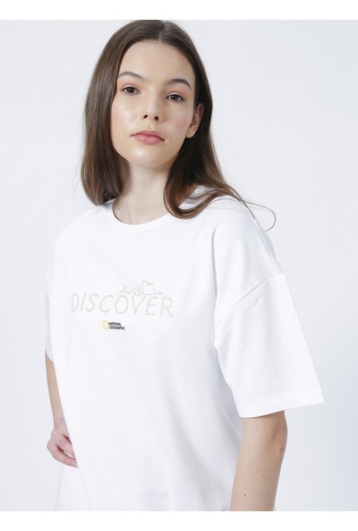 National Geographic W-Libya Bisiklet Yaka Oversize Baskılı Beyaz Kadın Sweatshirt National Geographic W-Libya Bisiklet Yaka Oversize Baskılı Beyaz Kadın Sweatshirt