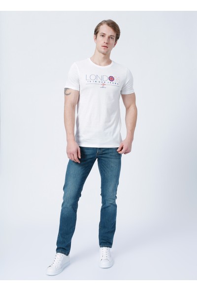 Lee Cooper Dar Kalıp Düz Erkek Denim Pantolon - 222 Lcm 121034 Jagger Ferb Light Lee Cooper Dar Kalıp Düz Erkek Denim Pantolon - 222 Lcm 121034 Jagger Ferb Light
