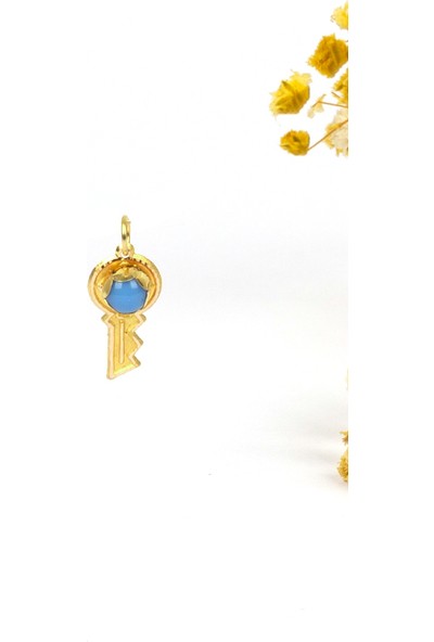 Mücevher Sarayı 14 Ayar Altınanahtar Kolye Ucu 0,4 gr Mücevher Sarayı 14 Ayar Altınanahtar Kolye Ucu 0,4 gr
