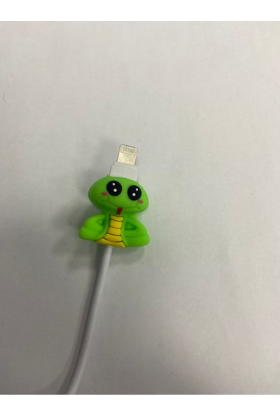 Bilişim Akademi Sevimli Yılan Tıs Şarj Kablosu Koruyucu