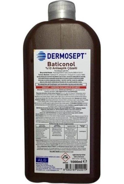 Povilion Iode (Baticonol) %10 1000 Ml Batikon Tentirdiyot Povilion Iode (Baticonol) %10 1000 Ml Batikon Tentirdiyot