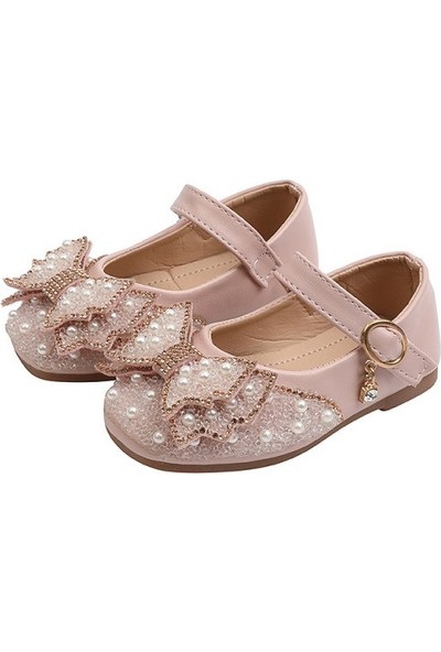 Easy Home Kız Çocuklar Inci Rhinestones Parlayan Sandalet (Yurt Dışından) Easy Home Kız Çocuklar Inci Rhinestones Parlayan Sandalet (Yurt Dışından)