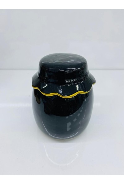 Reyyan 4'lü Siyah Porselen Baharatlık