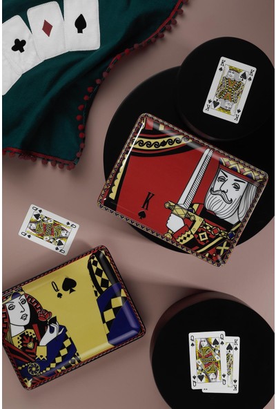 Kütahya Porselen Briscambille 23X17 cm 2 Li Düz Tabak