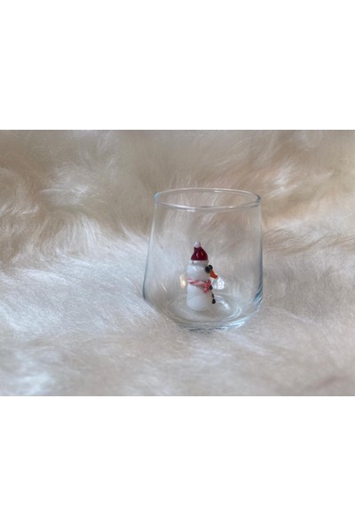 Murano 2'li Kardan Adam Figürlü Kahve Yanı Su Bardağı Takımı